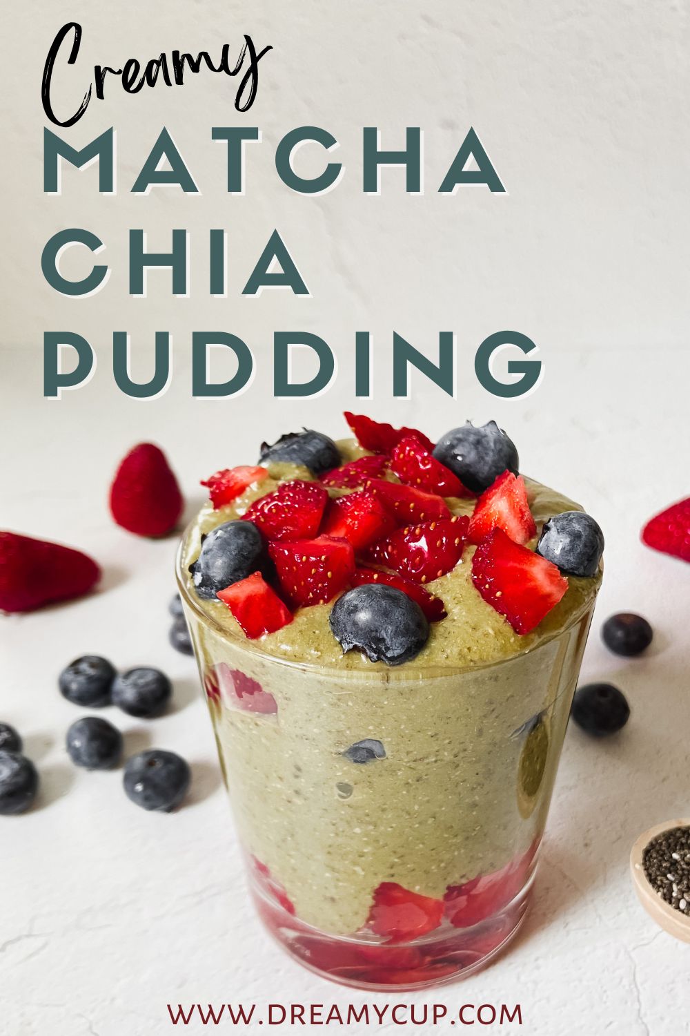 Matcha Coconut Chia Pudding